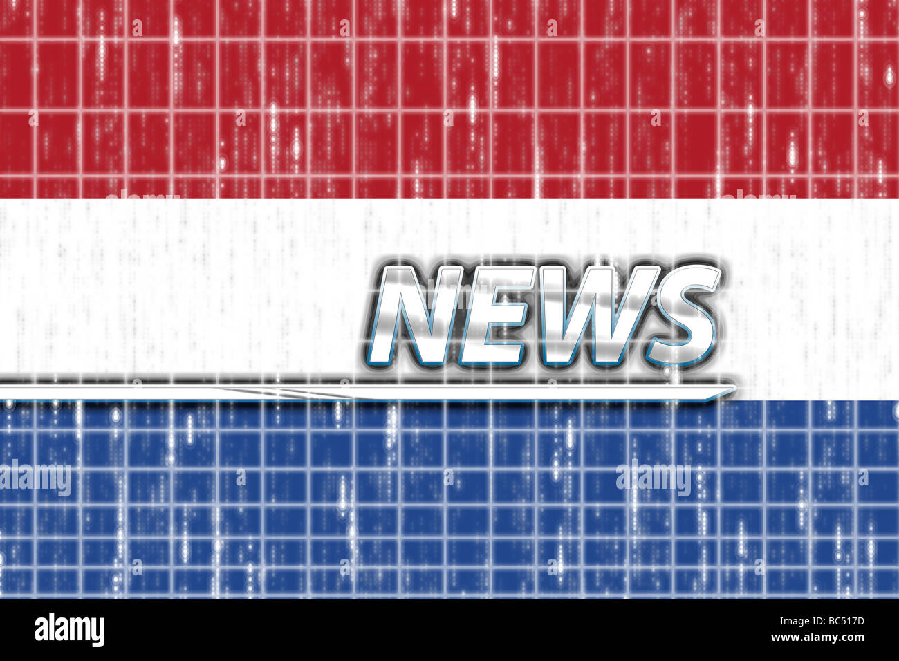 News information splash Flag of Netherlands national country symbol ...