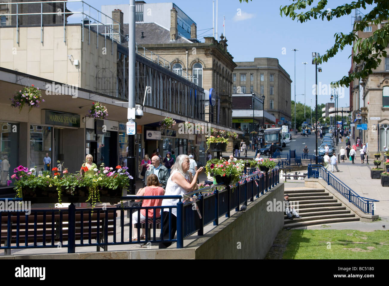 Huddersfield large market town centre Metropolitan Borough of Kirklees ...