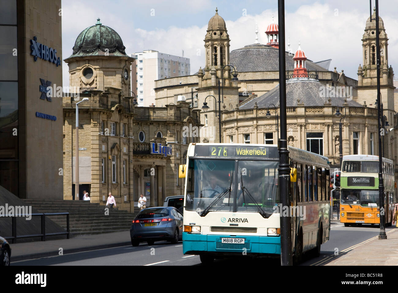 Halifax large market town centre Metropolitan Borough of Calderdale ...