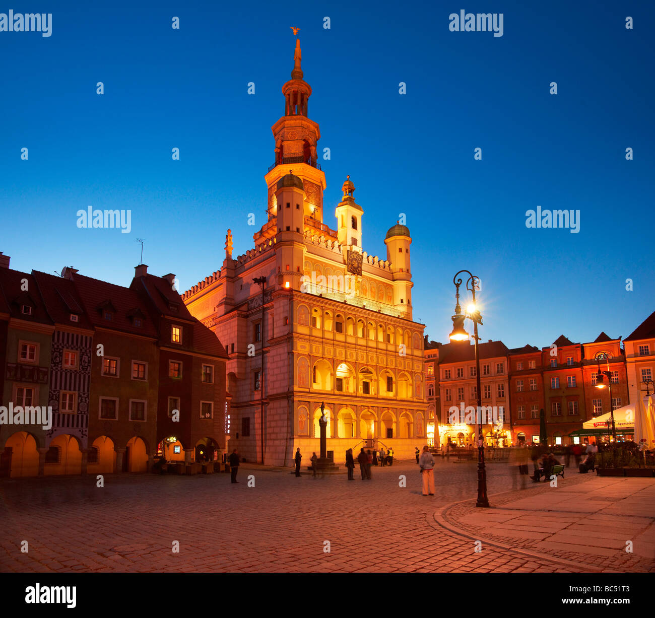 The Old Square in Poznan Stock Photo - Alamy