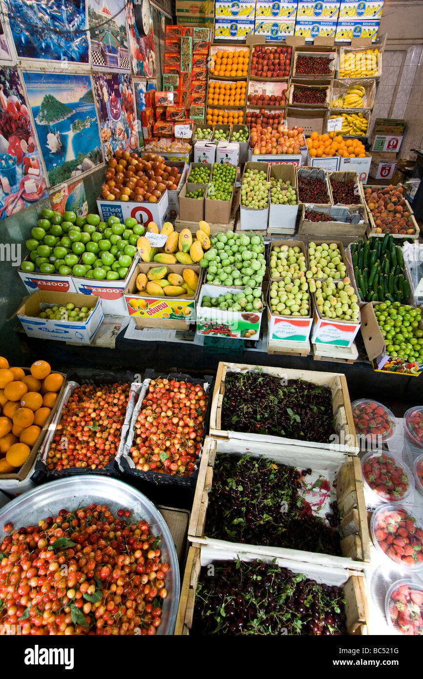 Assorted Fresh Fruit in a Fruit Market in Tehran Iran Stock Photo - Alamy