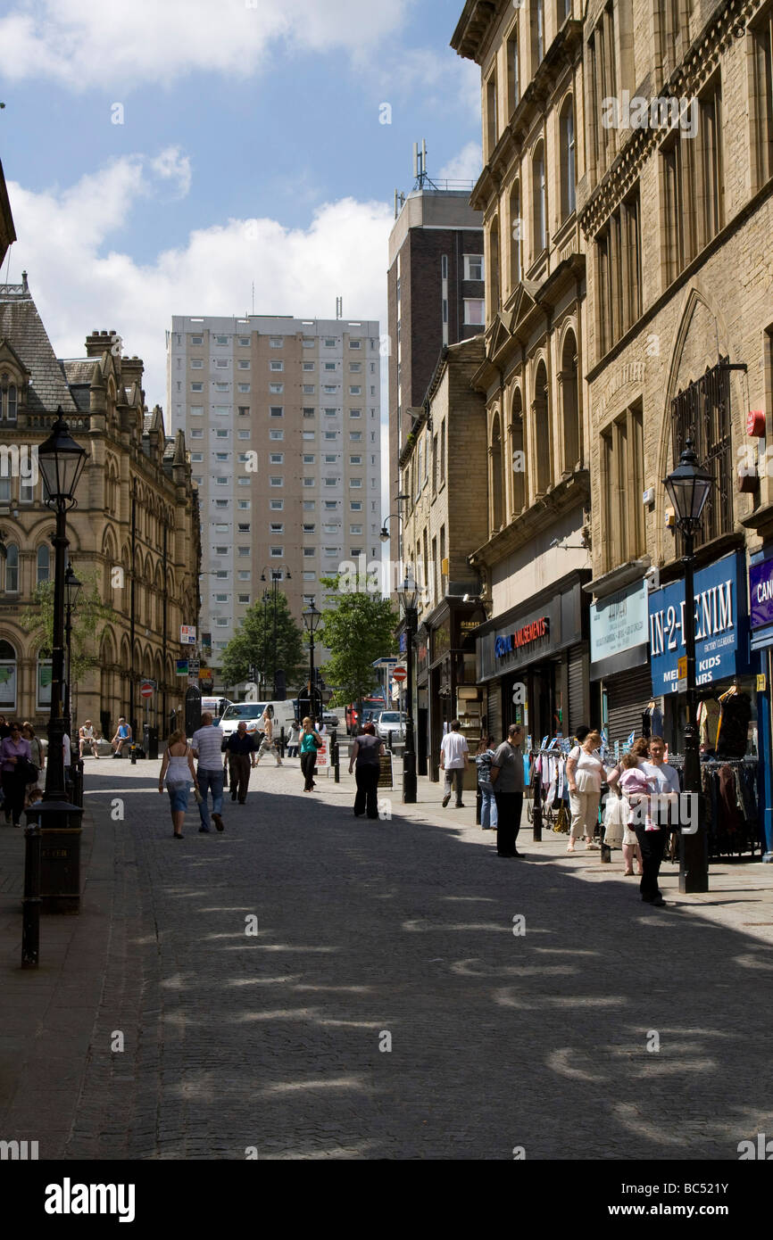 Halifax large market town centre Metropolitan Borough of Calderdale ...
