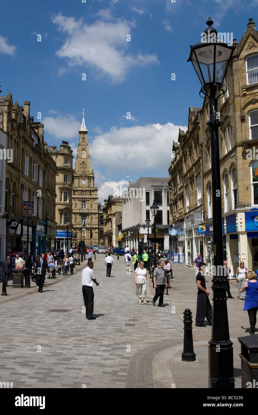 Halifax large market town centre Metropolitan Borough of Calderdale ...