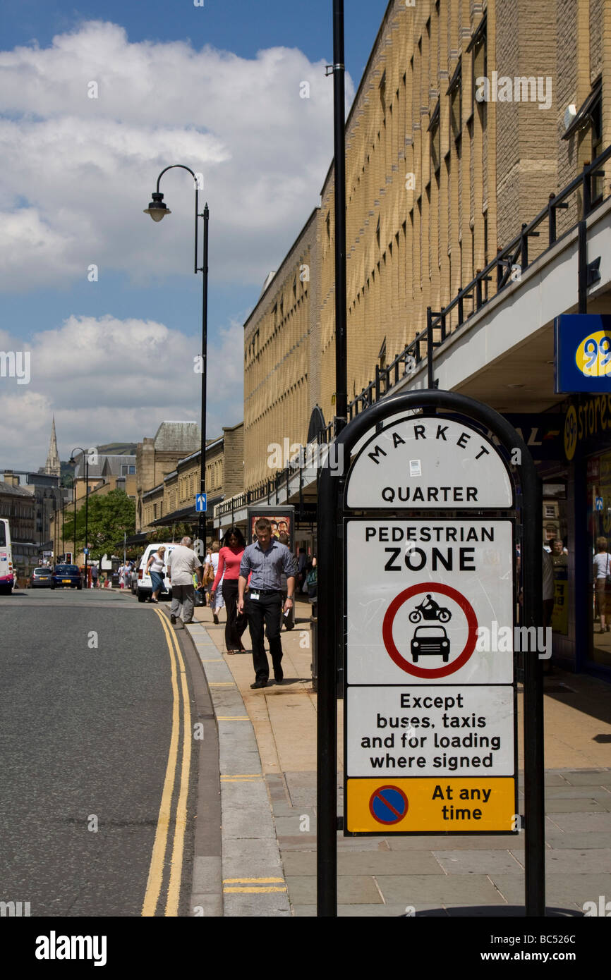 Halifax large market town centre Metropolitan Borough of Calderdale ...
