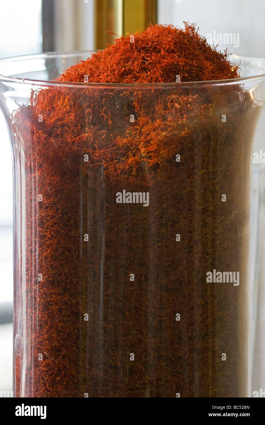 Saffron in a Shop in Mashhad Iran Stock Photo - Alamy