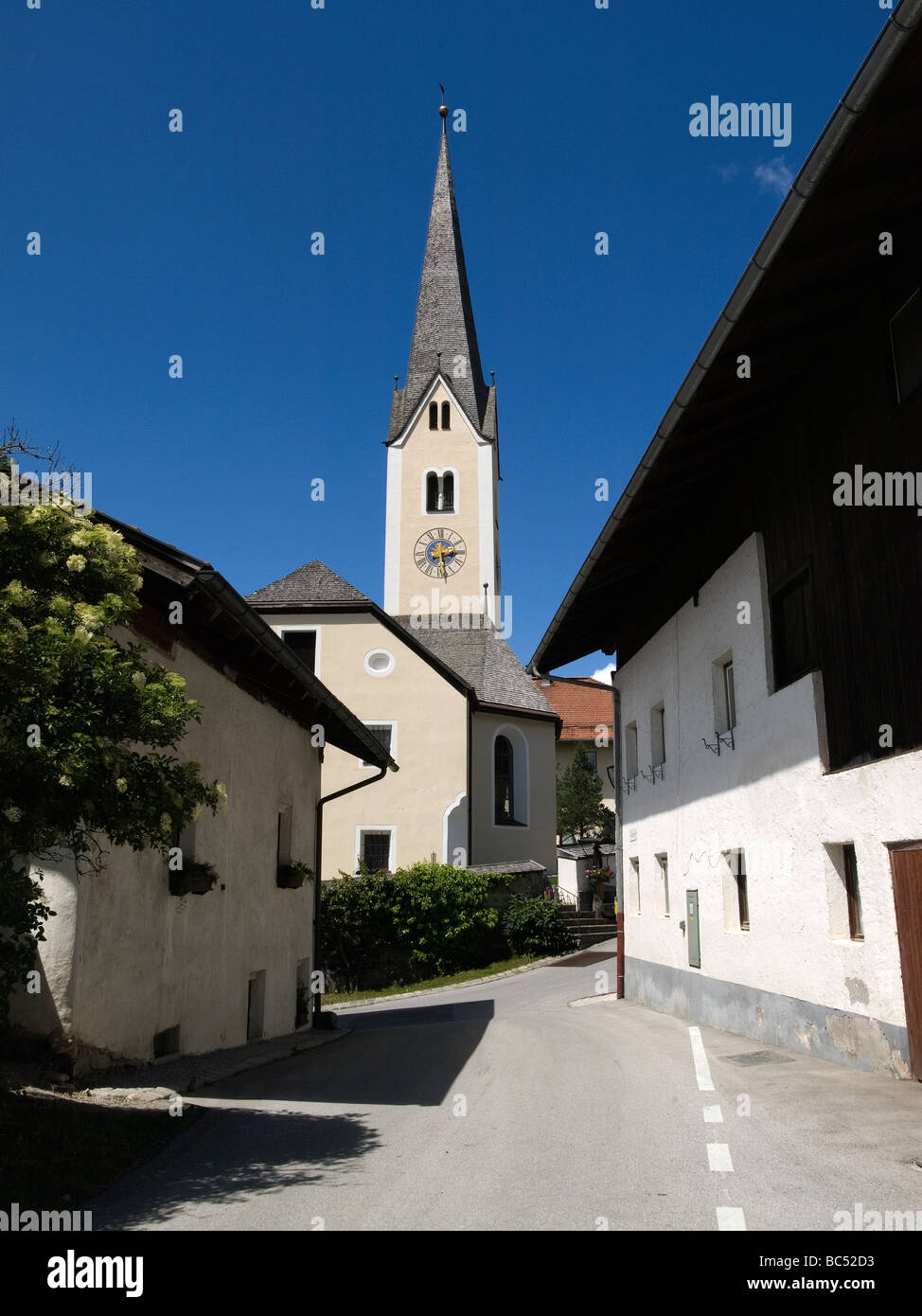 Austrian village church hi-res stock photography and images - Alamy