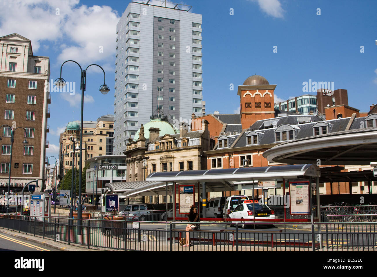 Leeds City Centre Bus Station West Yorkshire England Uk Gb Stock Photo