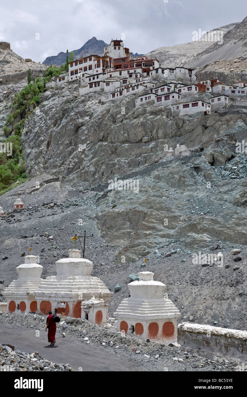 Diskit Gompa. Nubra Valley. Ladakh. India Stock Photo - Alamy