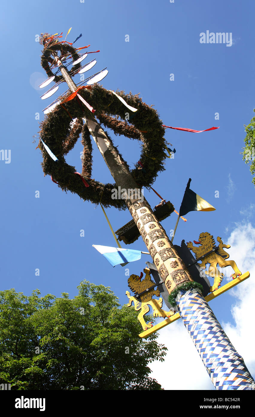 Maypole bavaria hi-res stock photography and images - Alamy