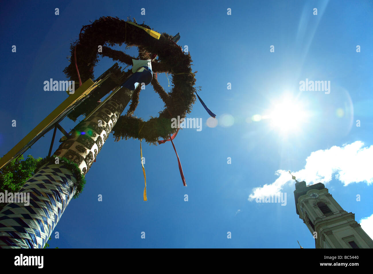 Maypole bavaria hi-res stock photography and images - Alamy