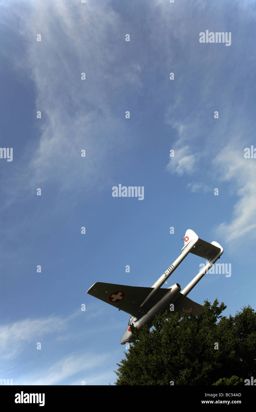 Old fighter jet plane Stock Photo - Alamy