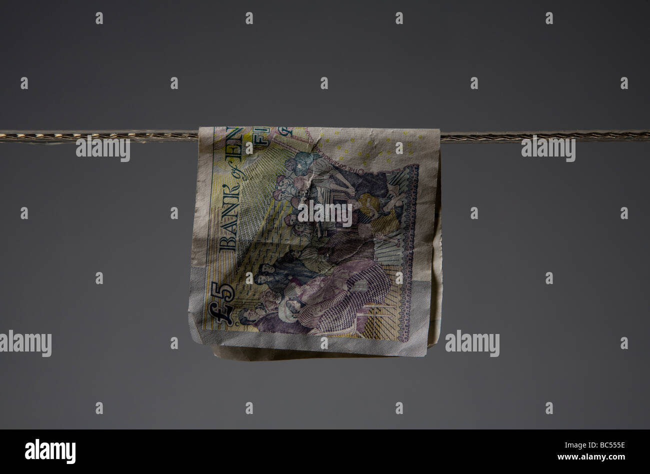 Money on washing line Stock Photo - Alamy