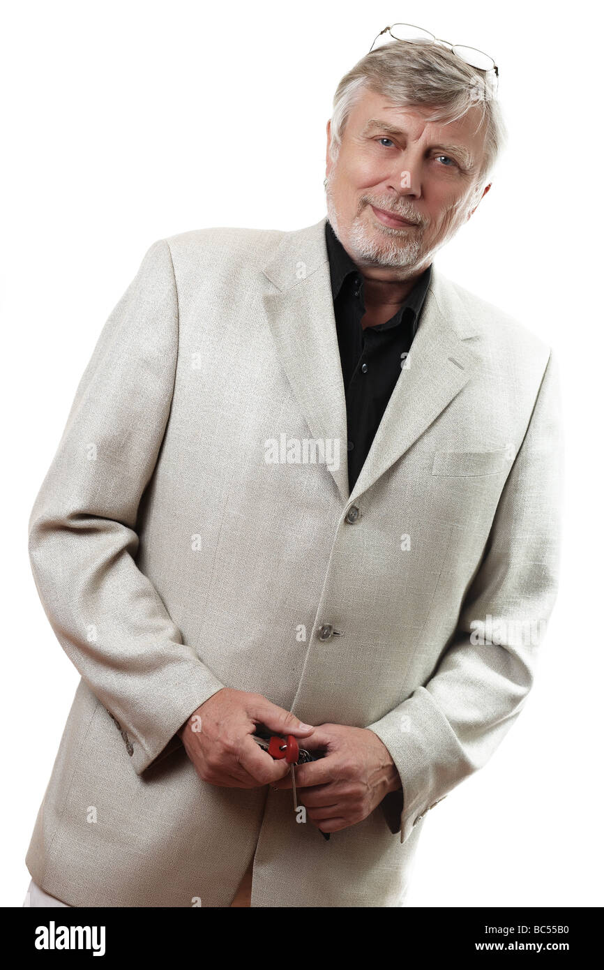 One 1 elderly male man gentleman hi-res stock photography and images ...