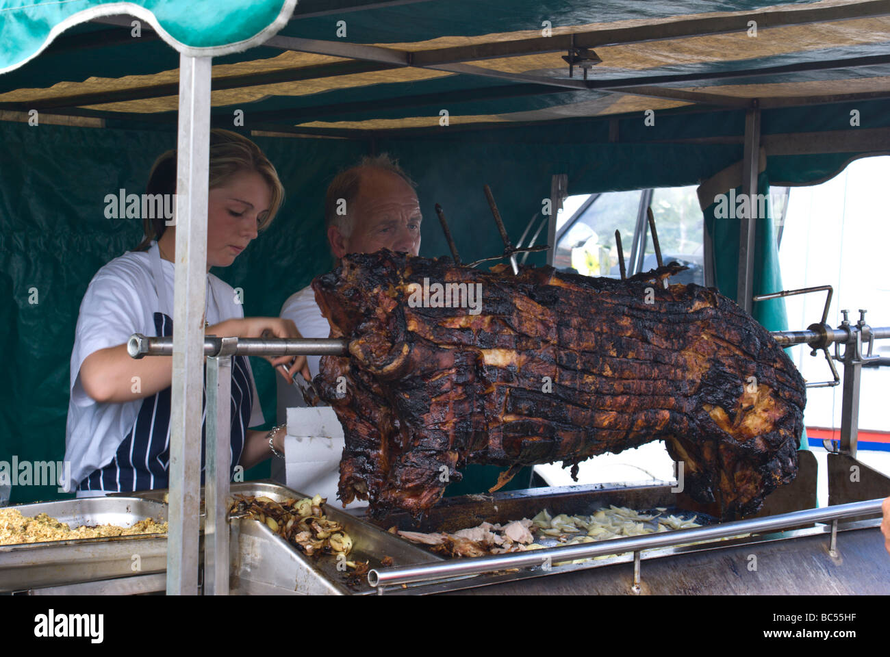 Hog roast hi-res stock photography and images - Alamy