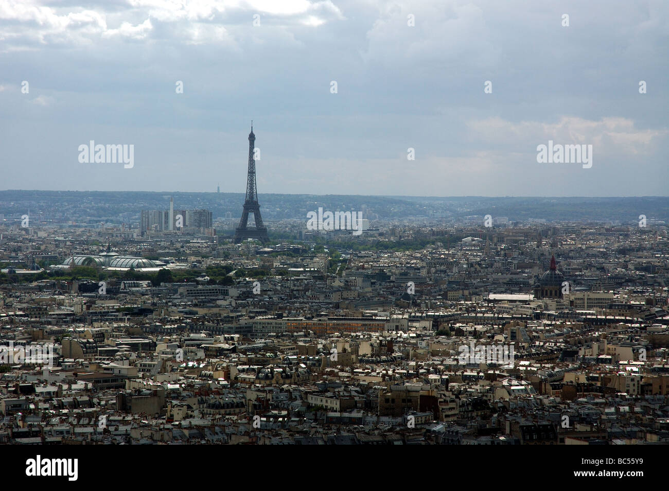 Paris, view from Sacre-Coeur Basilica Stock Photo - Alamy
