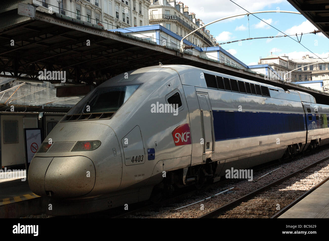 TGV French speed train Stock Photo - Alamy