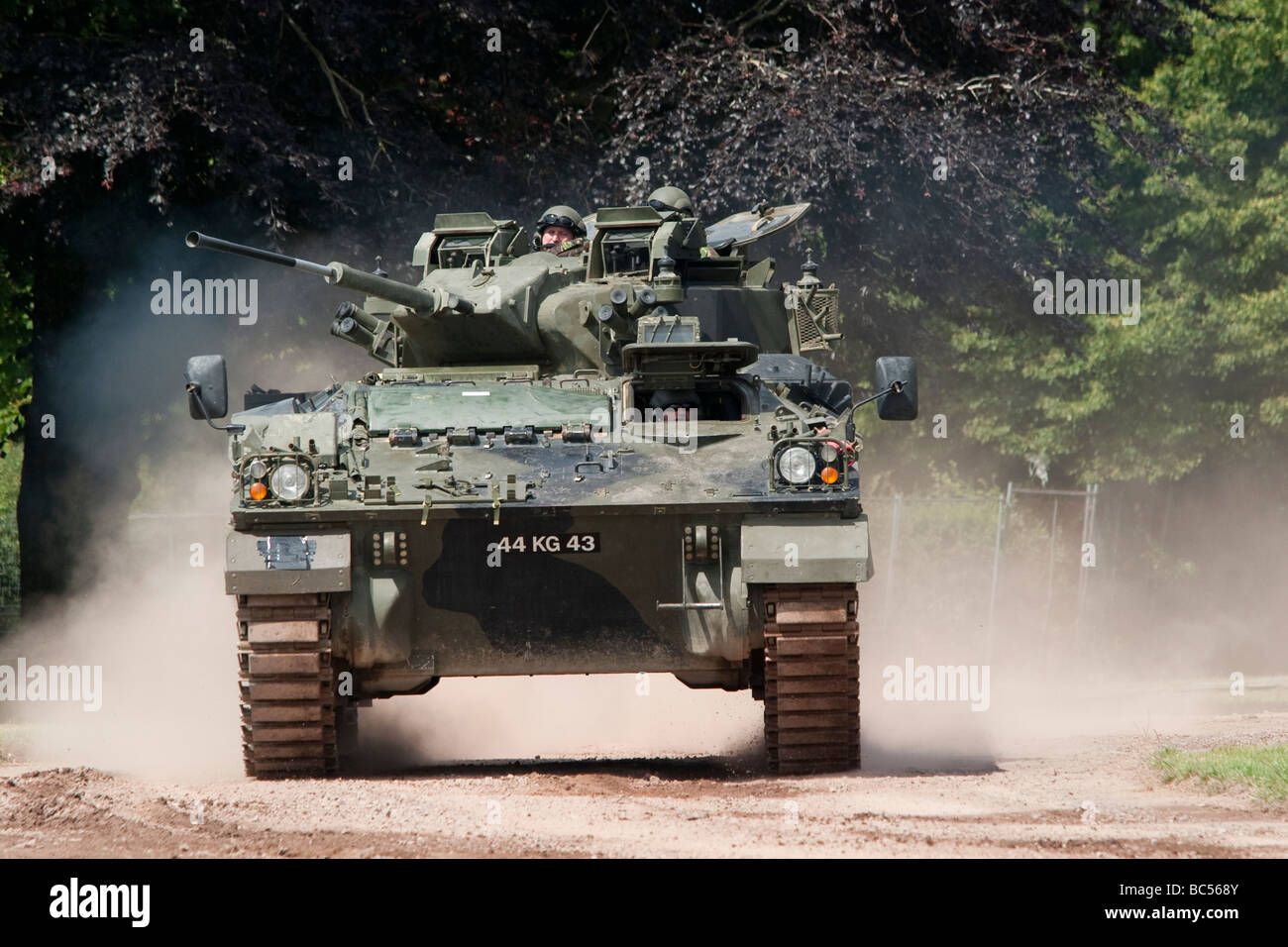 Warrior tracked armoured vehicle hi-res stock photography and images ...