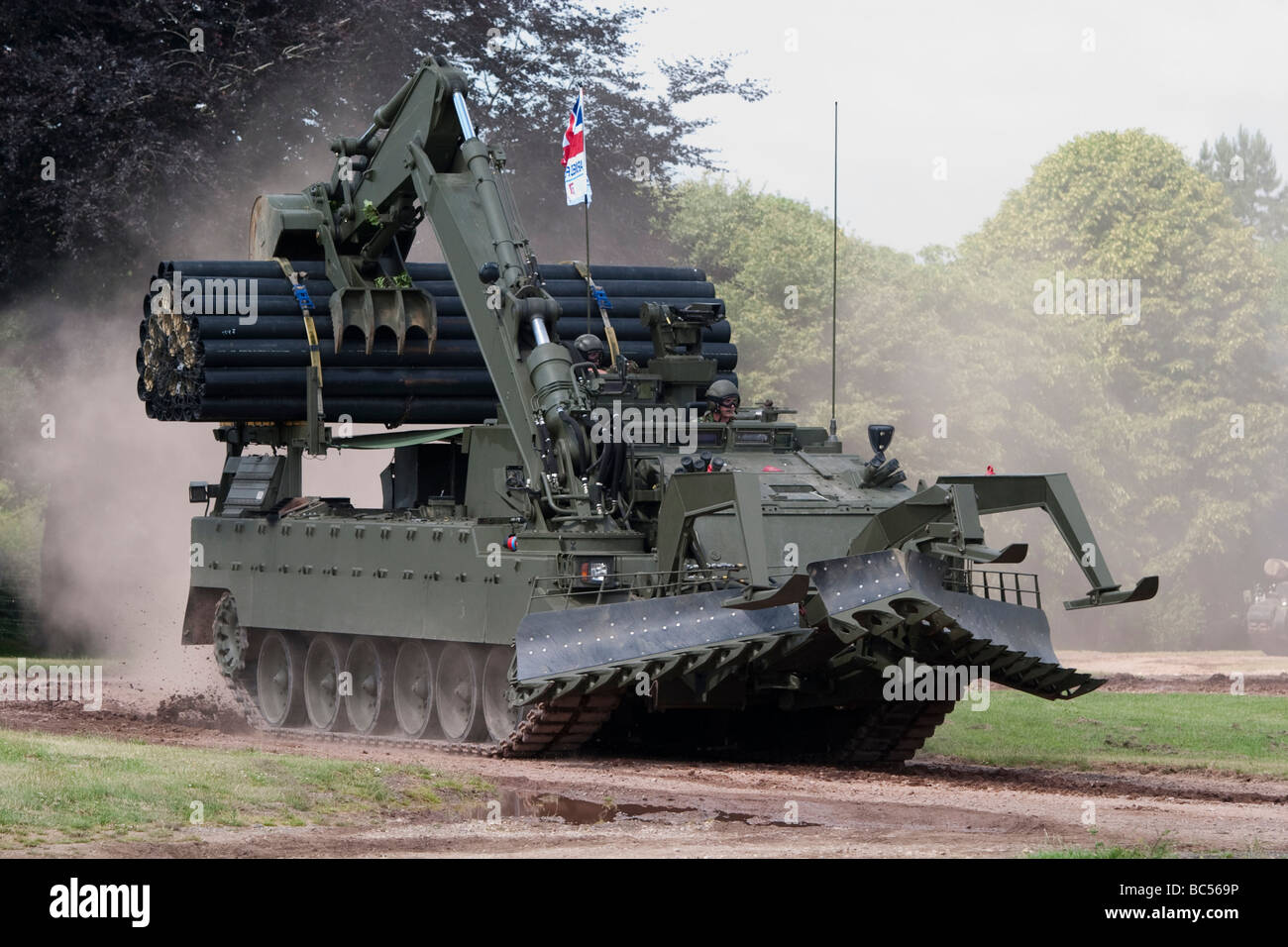 Tankfest Trojan AVRE Stock Photo - Alamy