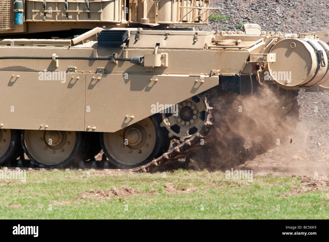 Tankfest 2009 Challenger Tank Stock Photo - Alamy