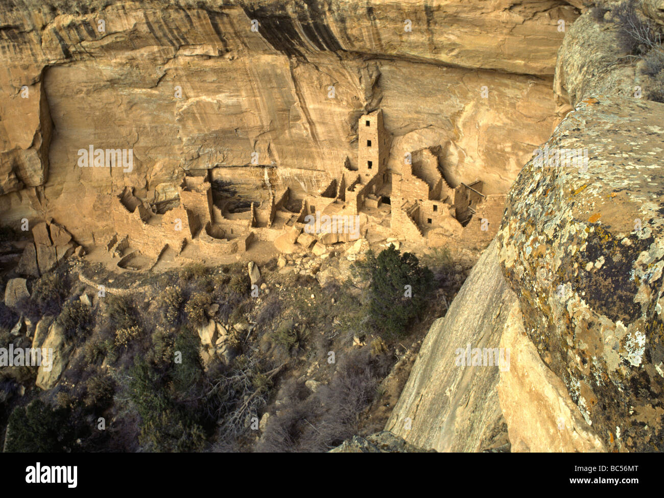 SQUARE TOWER HOUSE is the tallest structure of the ANASAZI ruins of ...