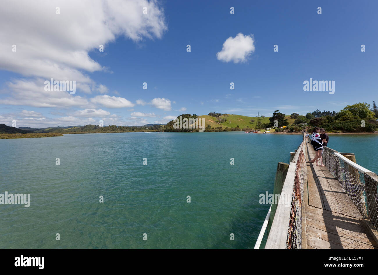 The Southern Hemisphere's longest Walk Bridge - Whananaki Estuary ...