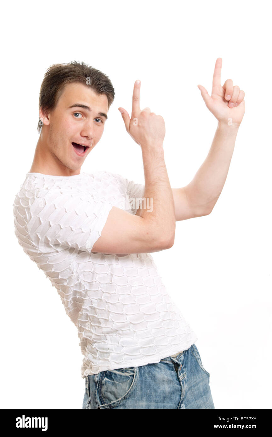 Man bubbling with life Stock Photo - Alamy