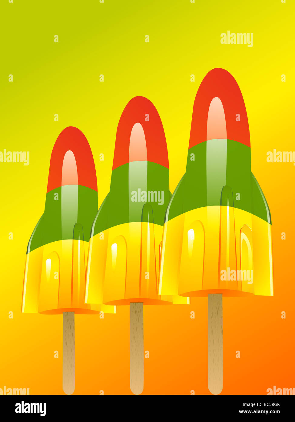 Rocket ice lolly hi-res stock photography and images - Alamy