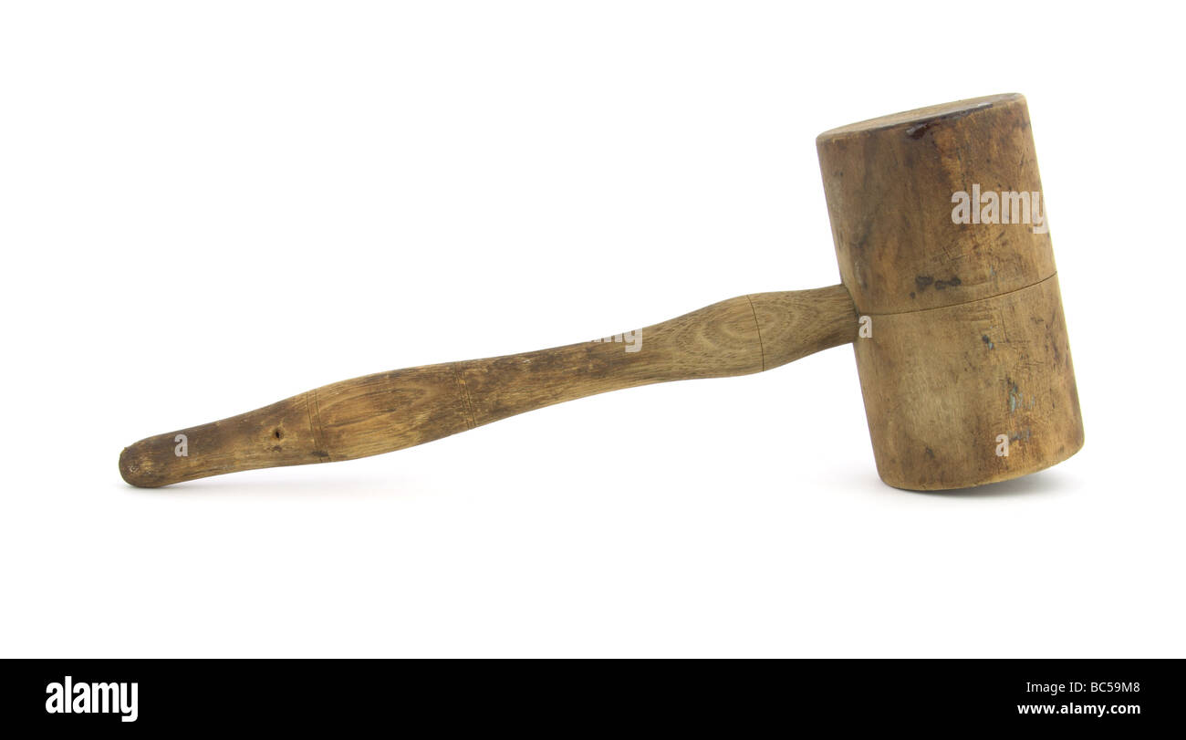 Old wood tool Cut Out Stock Images & Pictures - Alamy