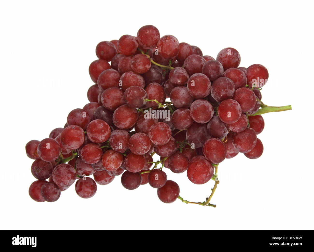 Fresh seedless red grapes Stock Photo - Alamy