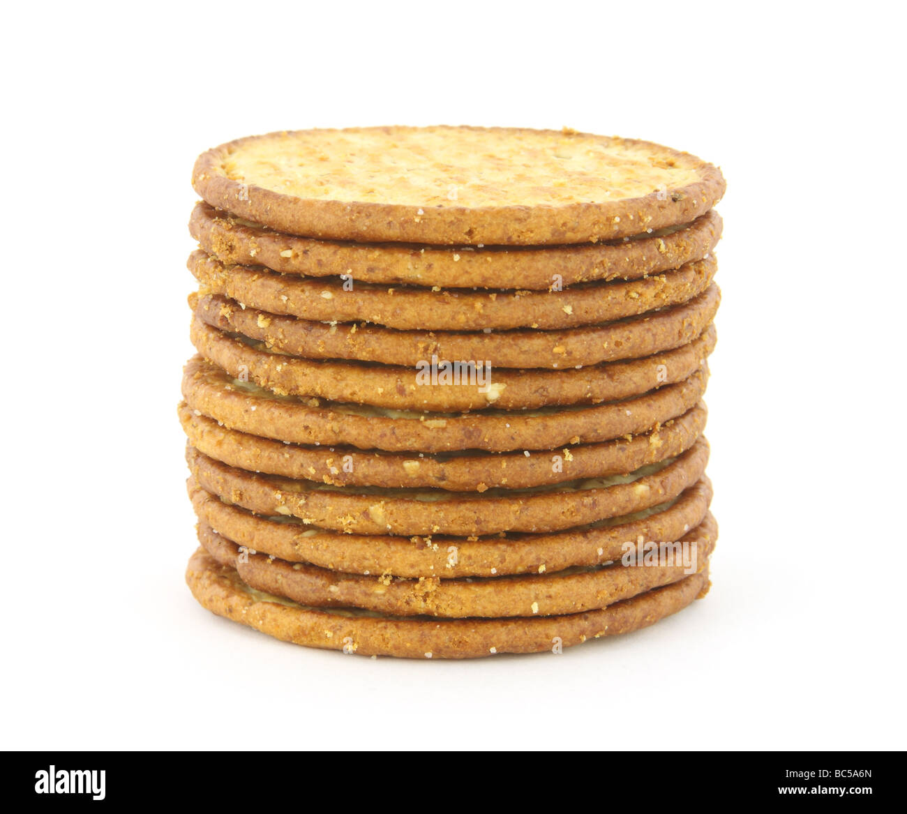 Multi grain cracker stack Stock Photo - Alamy