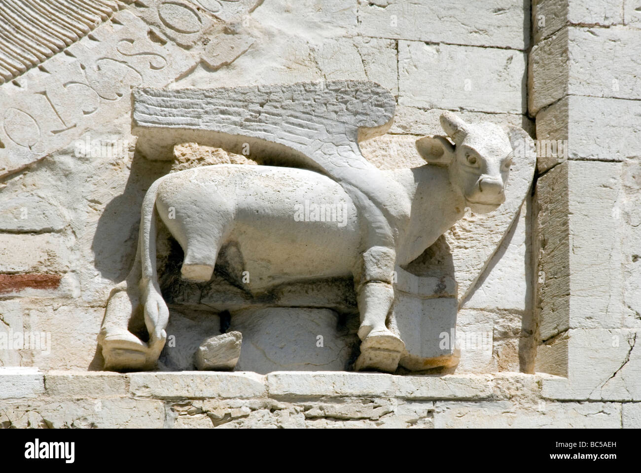 Winged bull saint luke evangelist hi-res stock photography and images ...