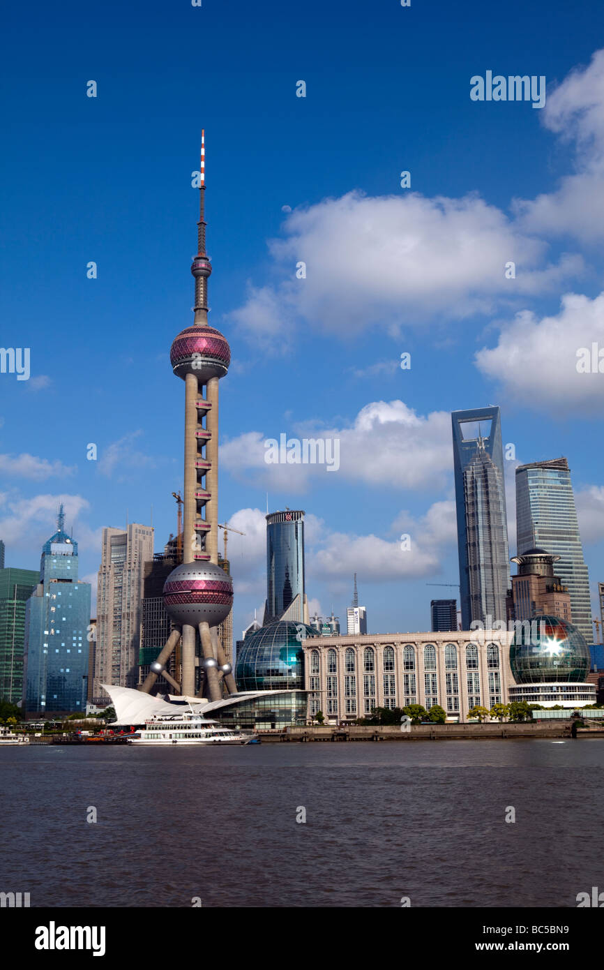 A view of the Pudong district in Shanghai, China Stock Photo - Alamy