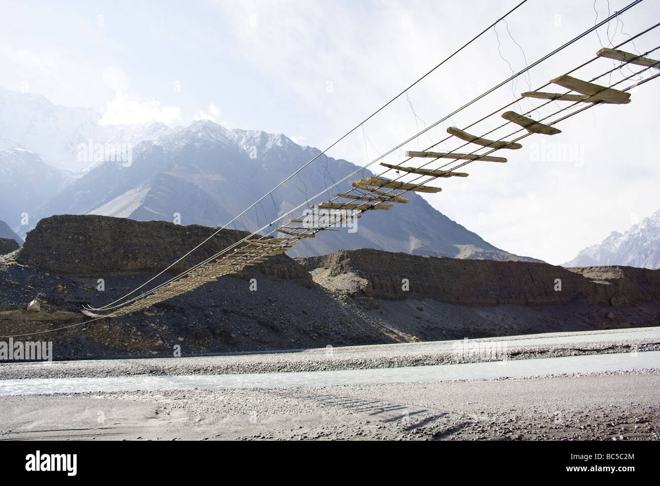 Bridge and hunza river hi-res stock photography and images - Alamy