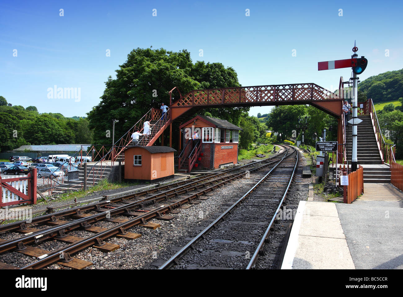 Image taken on the Buckfastleigh - Totnes steam railway, South Devon ...