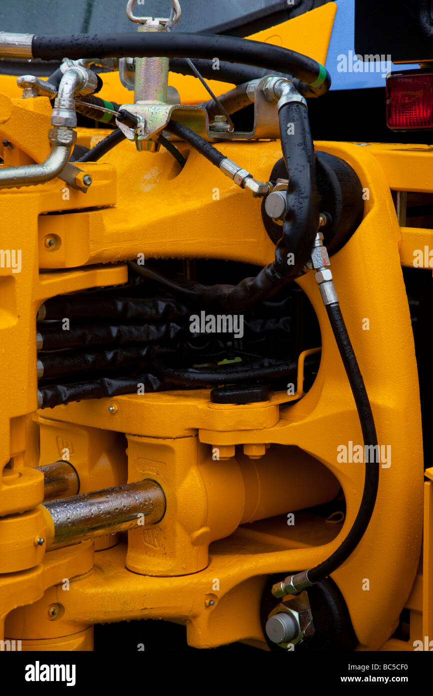 Close-ups of JCB Excavation machines Stock Photo - Alamy
