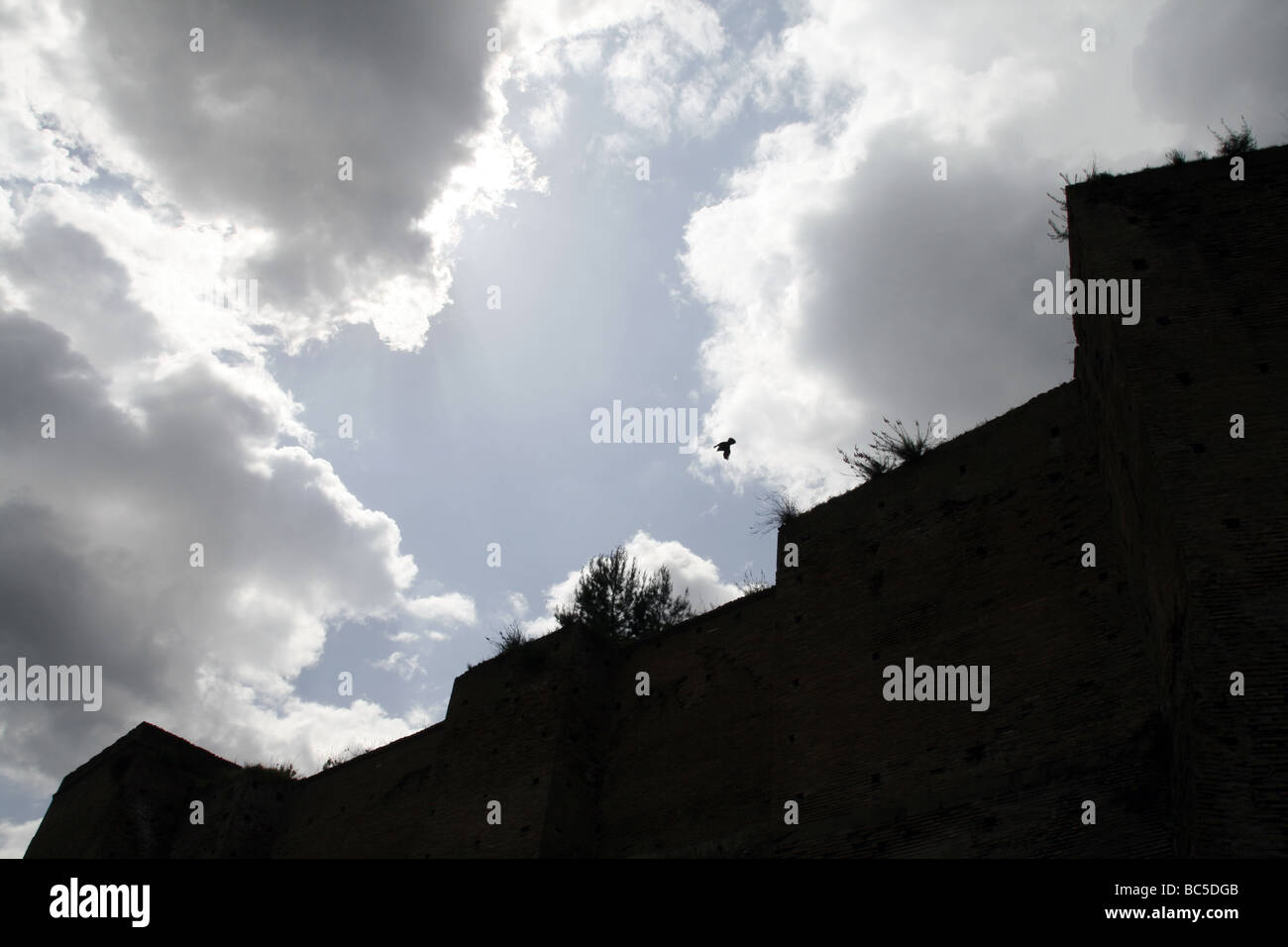Ancient tower roman boundary wall hi-res stock photography and images ...