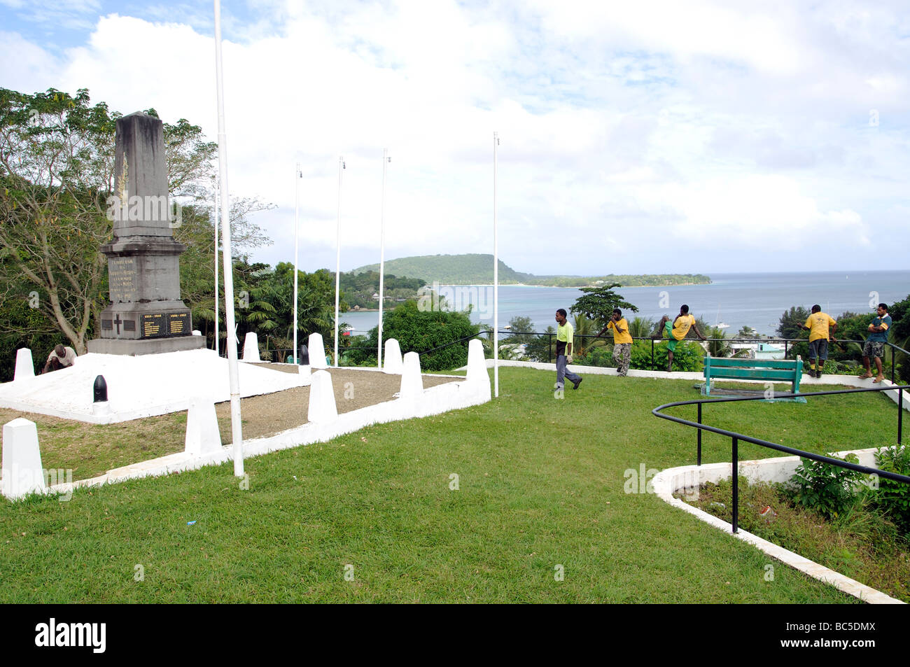 world war 1 memorial port vila vanuatu Stock Photo - Alamy