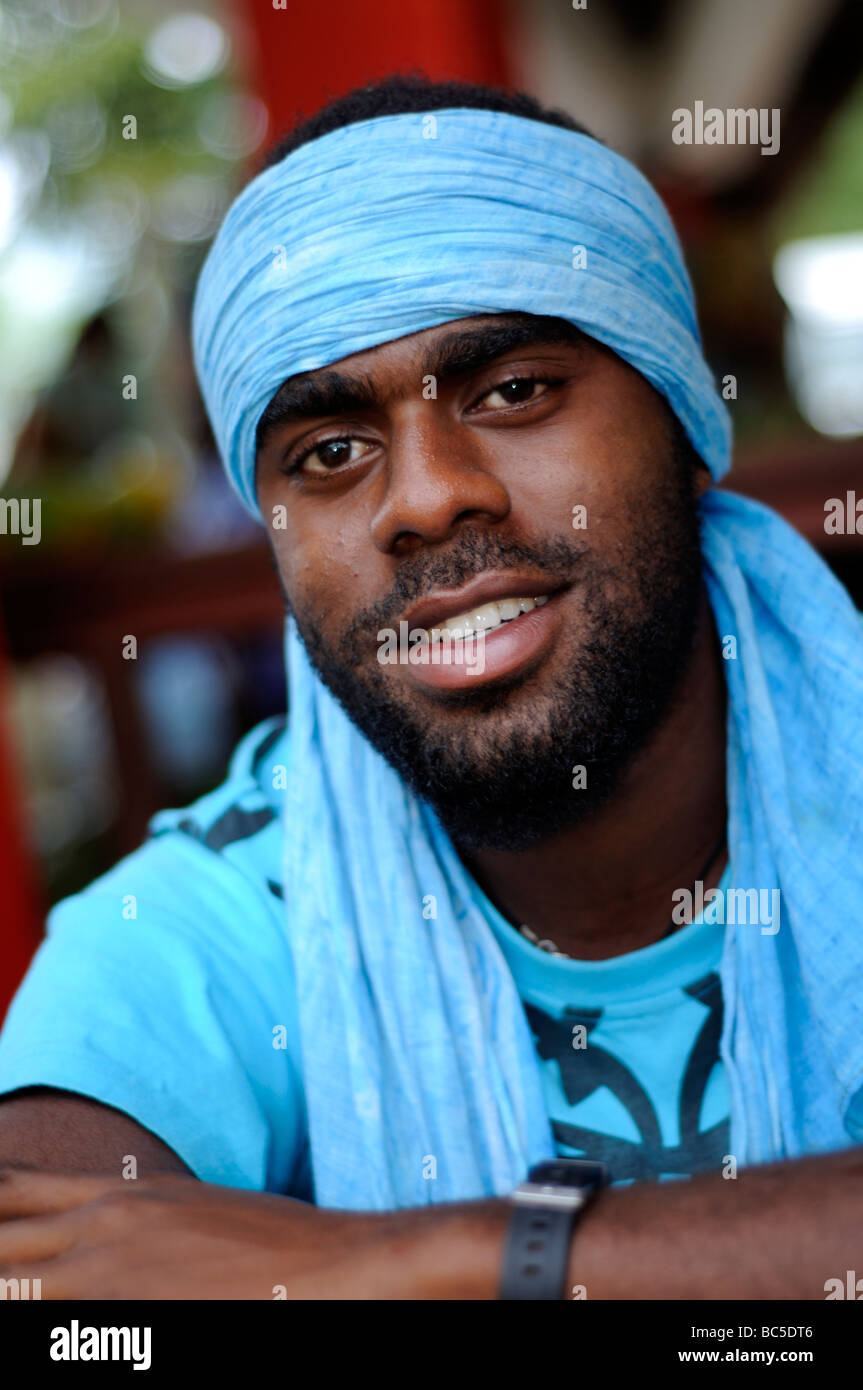 central market port vila vanuatu man Stock Photo - Alamy