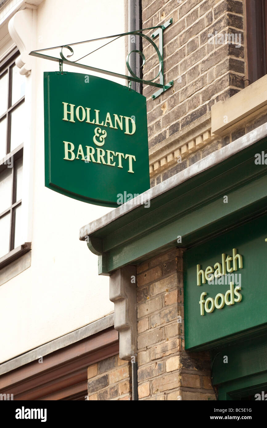 Holland barrett sign hi-res stock photography and images - Alamy