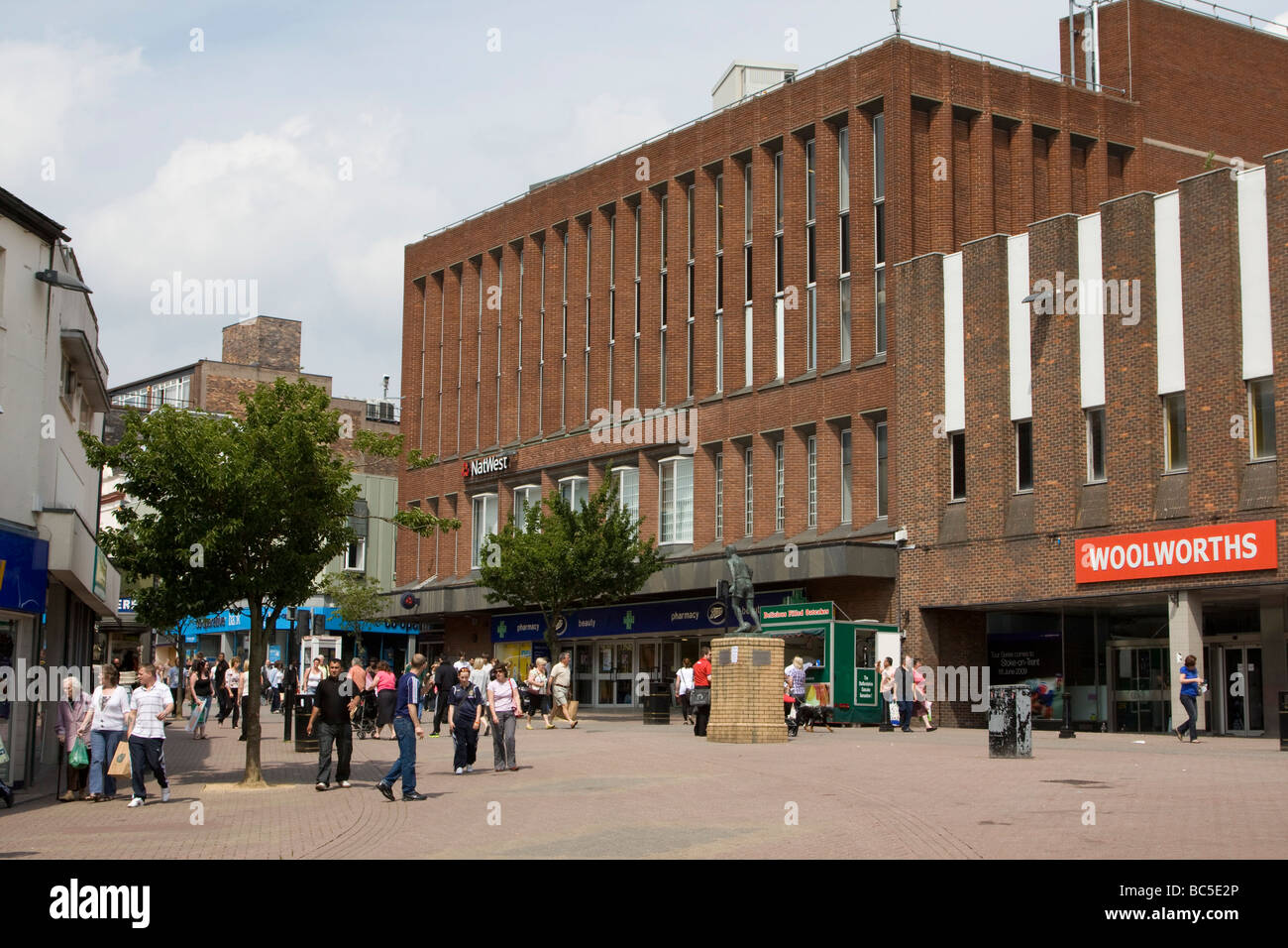 Stoke-on-Trent town centre staffordshire england uk gb Stock Photo - Alamy