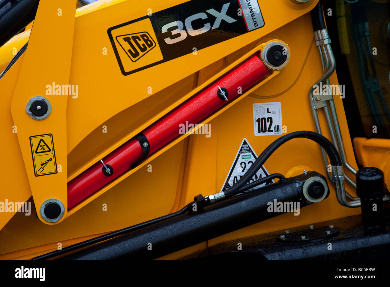 Close-ups of JCB Excavation machines Stock Photo - Alamy