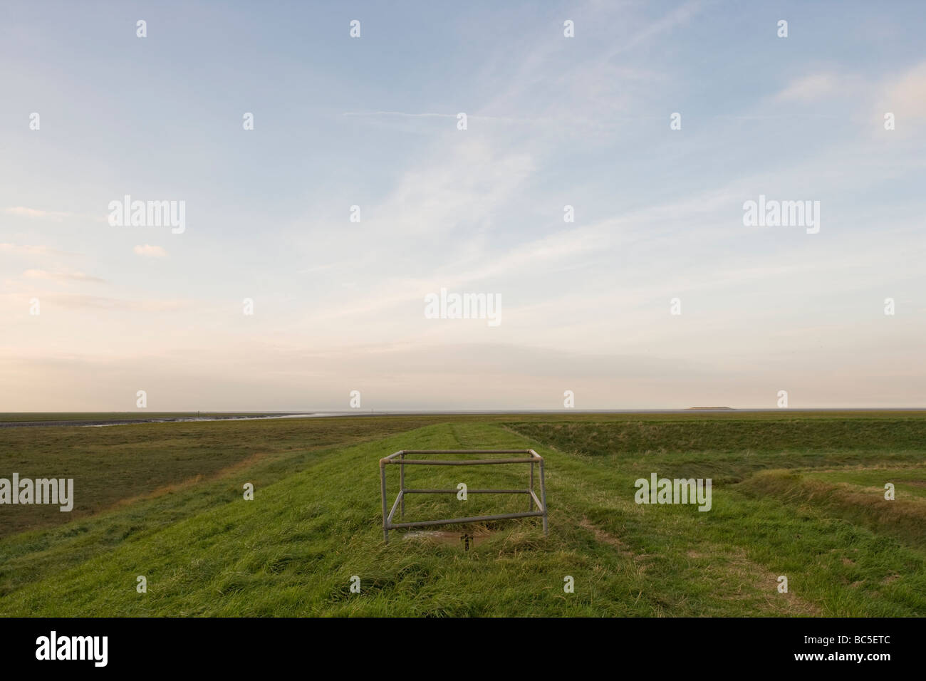 Guys Head Terrington Marsh The Wash Lincolnshire England Stock Photo ...