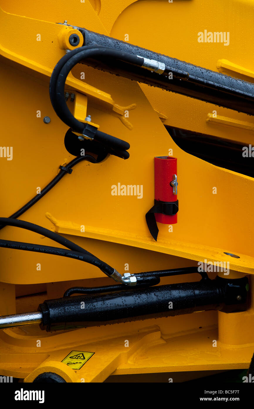 Close-ups of JCB Excavation machines Stock Photo - Alamy