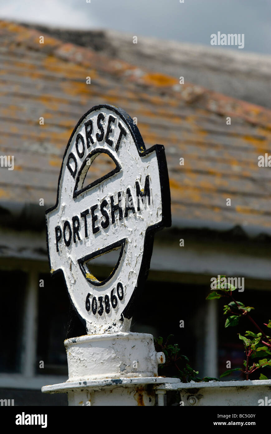 Old signpost, Portesham, Dorset Stock Photo - Alamy