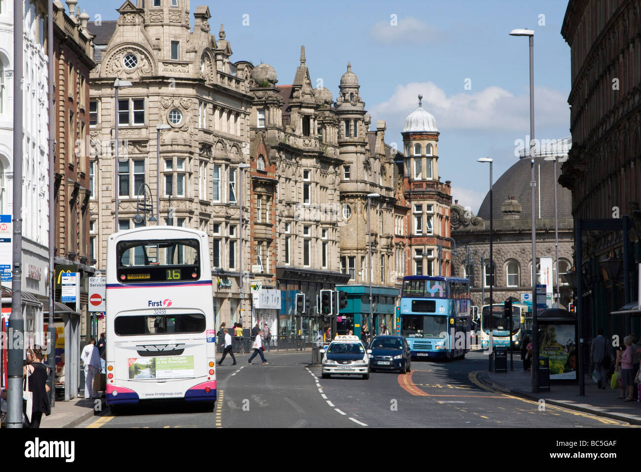 Leeds city centre West Yorkshire England uk gb Stock Photo - Alamy