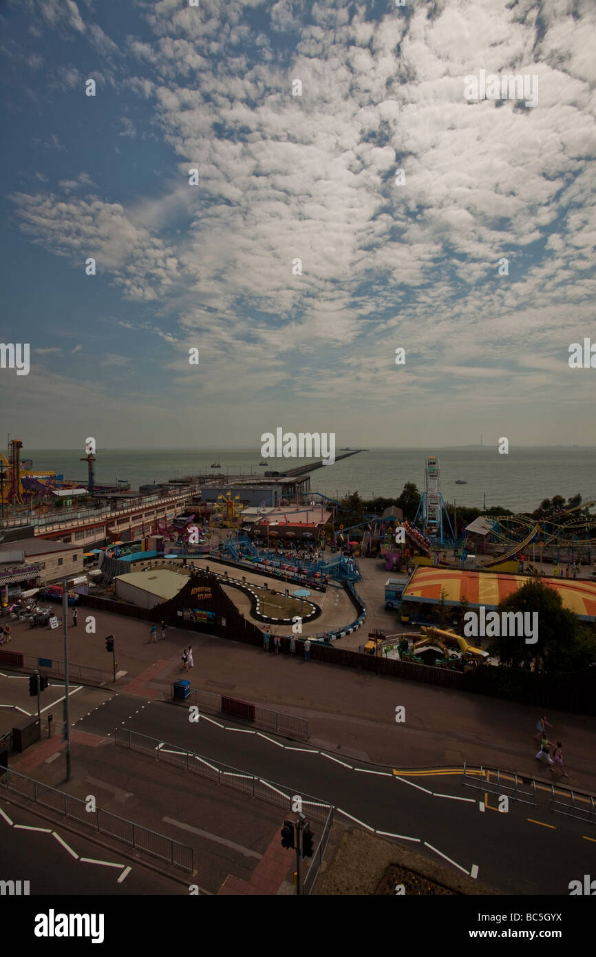 Southend Pier and Adventure Island Amusement Park Stock Photo - Alamy