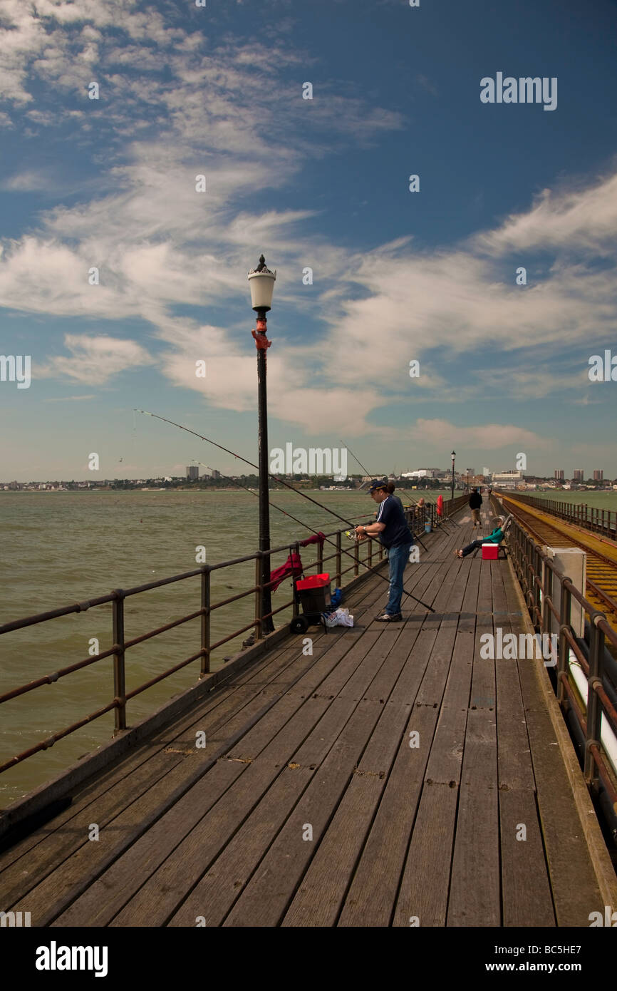 Anglers on pier hi-res stock photography and images - Alamy