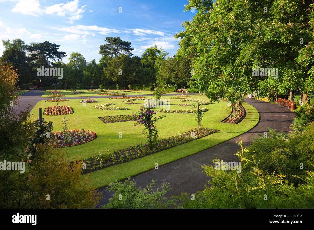 Abbey Gardens in Bury St Edmunds, Suffolk, UK Stock Photo - Alamy