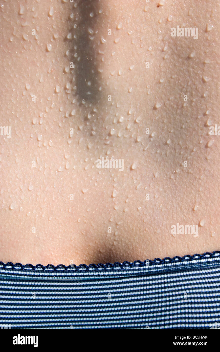 Greece, Ithaca, Woman wearing bikini, rear view Stock Photo - Alamy
