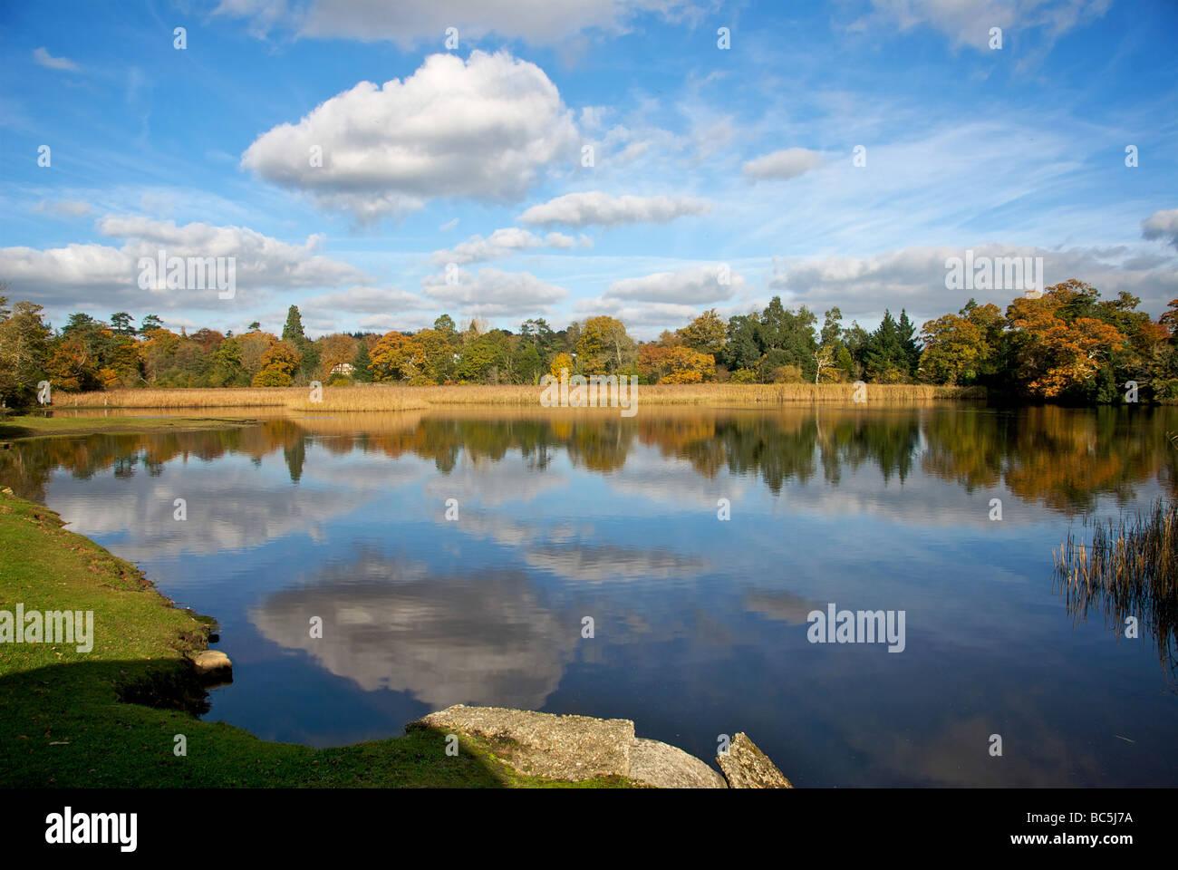Beaulieu Lake Hampshire UK Stock Photo - Alamy